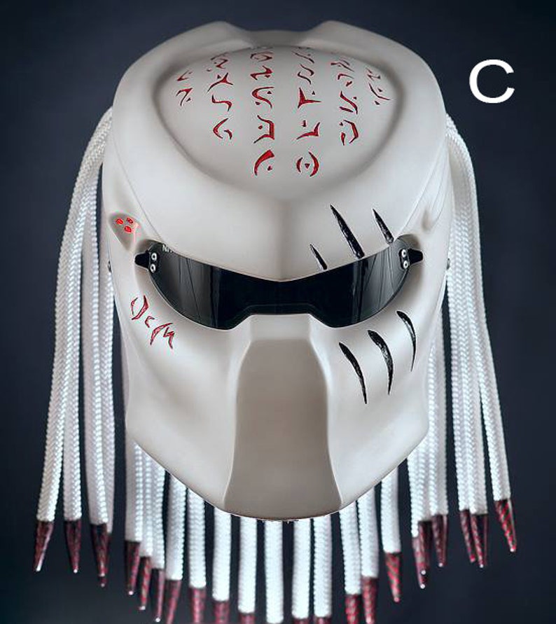 Predator Motorcycle Helmet Premium OG Custom DOT & ECE - Etsy