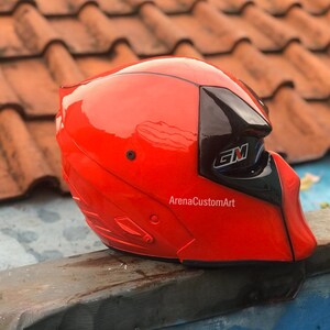 Deadpool Motorcycle Helmet Custom DOT & ECE Certified - Etsy