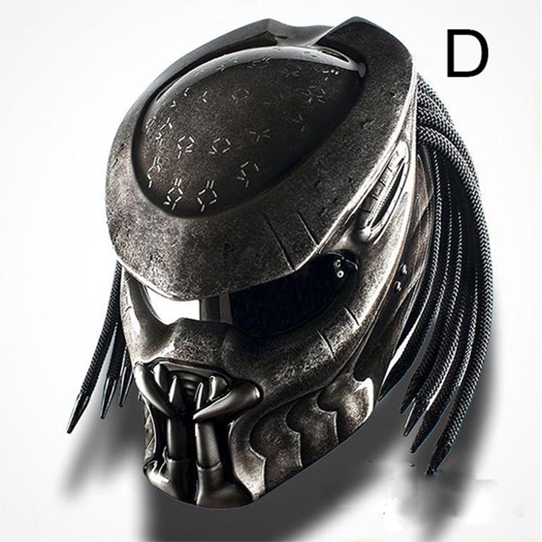 Predator Motorcycle Helmet Premium OG Custom DOT & ECE Certified - Etsy