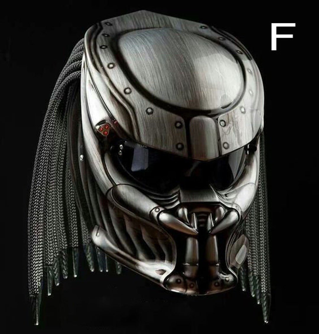 Predator Motorcycle Helmet Premium OG Custom DOT & ECE Certified - Etsy