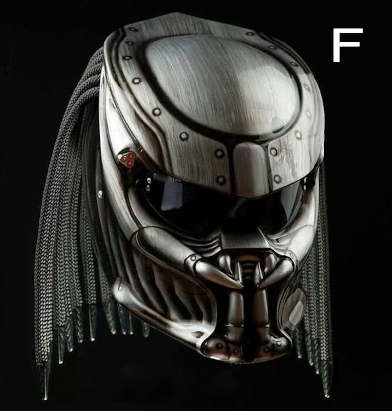 Predator Motorcycle Helmet Premium OG Custom DOT & ECE Certified - Etsy