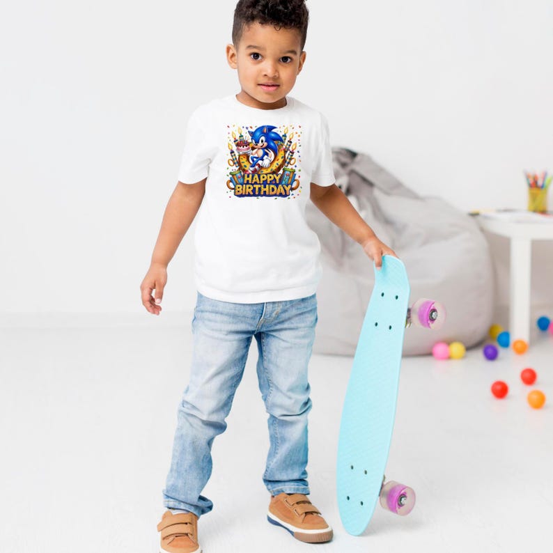 Sonic Birthday PNG – Sonic the Hedgehog Clipart for Cricut Sublimation ...