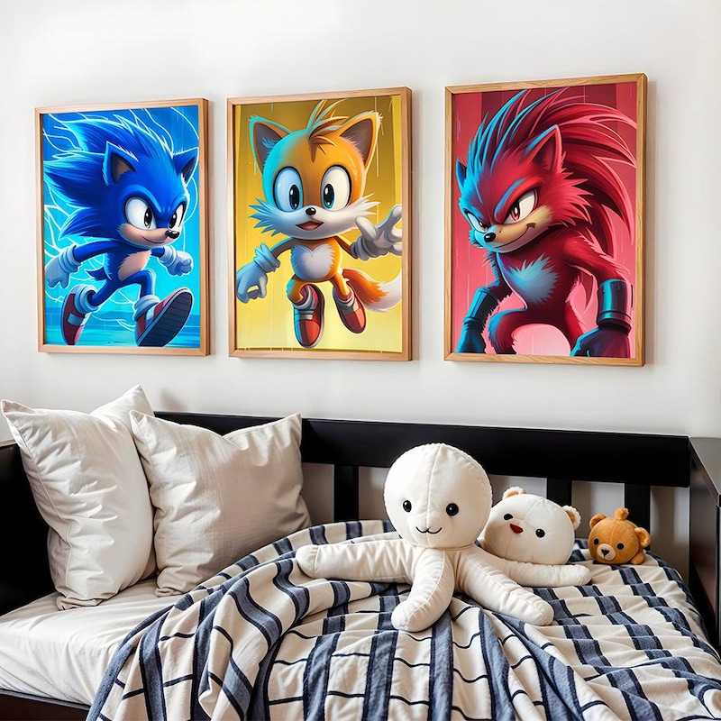Sonic the Hedgehog 4 Movie Posters - Etsy