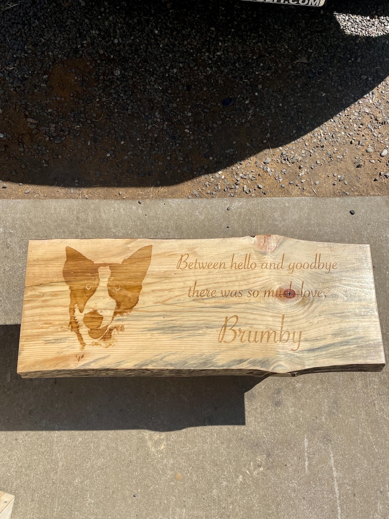 Hardwood Personalized Bench - Etsy