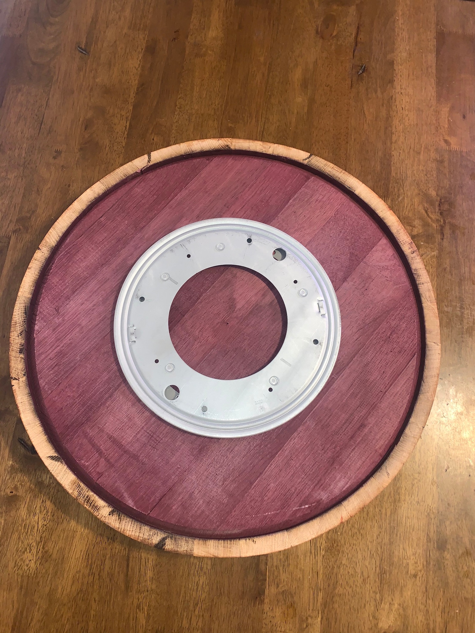 Wine Barrel Lazy Susan - Etsy