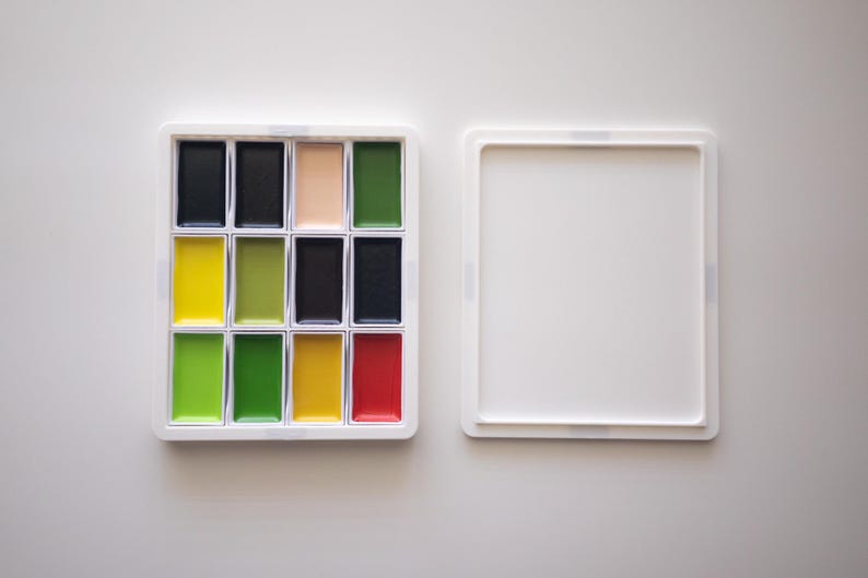 Kuretake Stackable Palette | Modular Magnetic Watercolor Palette ...