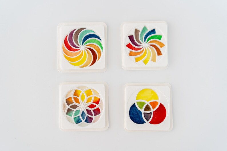 Mini Swatch W/ Case | Set 3 | Watercolor | Traveling Artist | Color ...