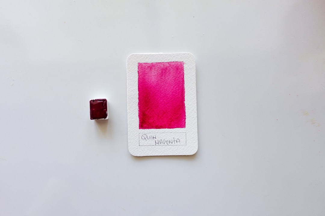 Quin Magenta | Handmade Watercolor | Half Pans | Painting | Calligraphy ...