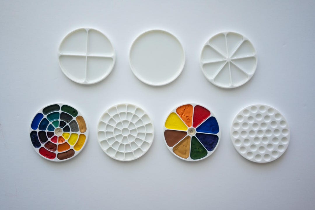 Puck Palette Insert – Magnetic Watercolor Palette | Custom Mixing Wells ...
