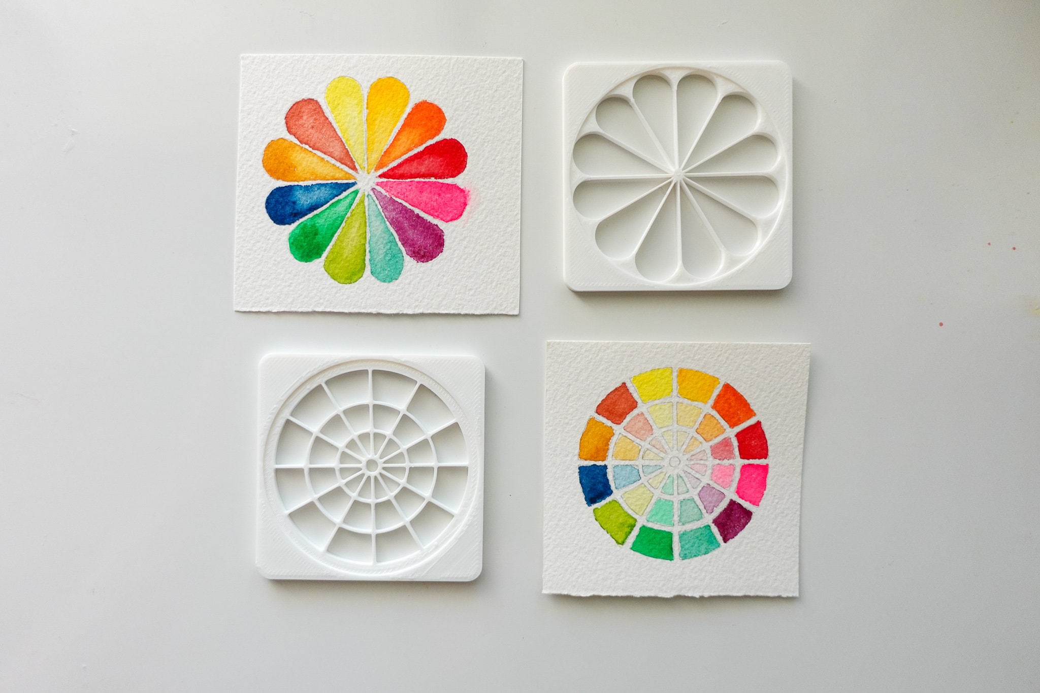 Mini Swatch W/ Case | Set 1| Watercolor | Traveling Artist | Color ...