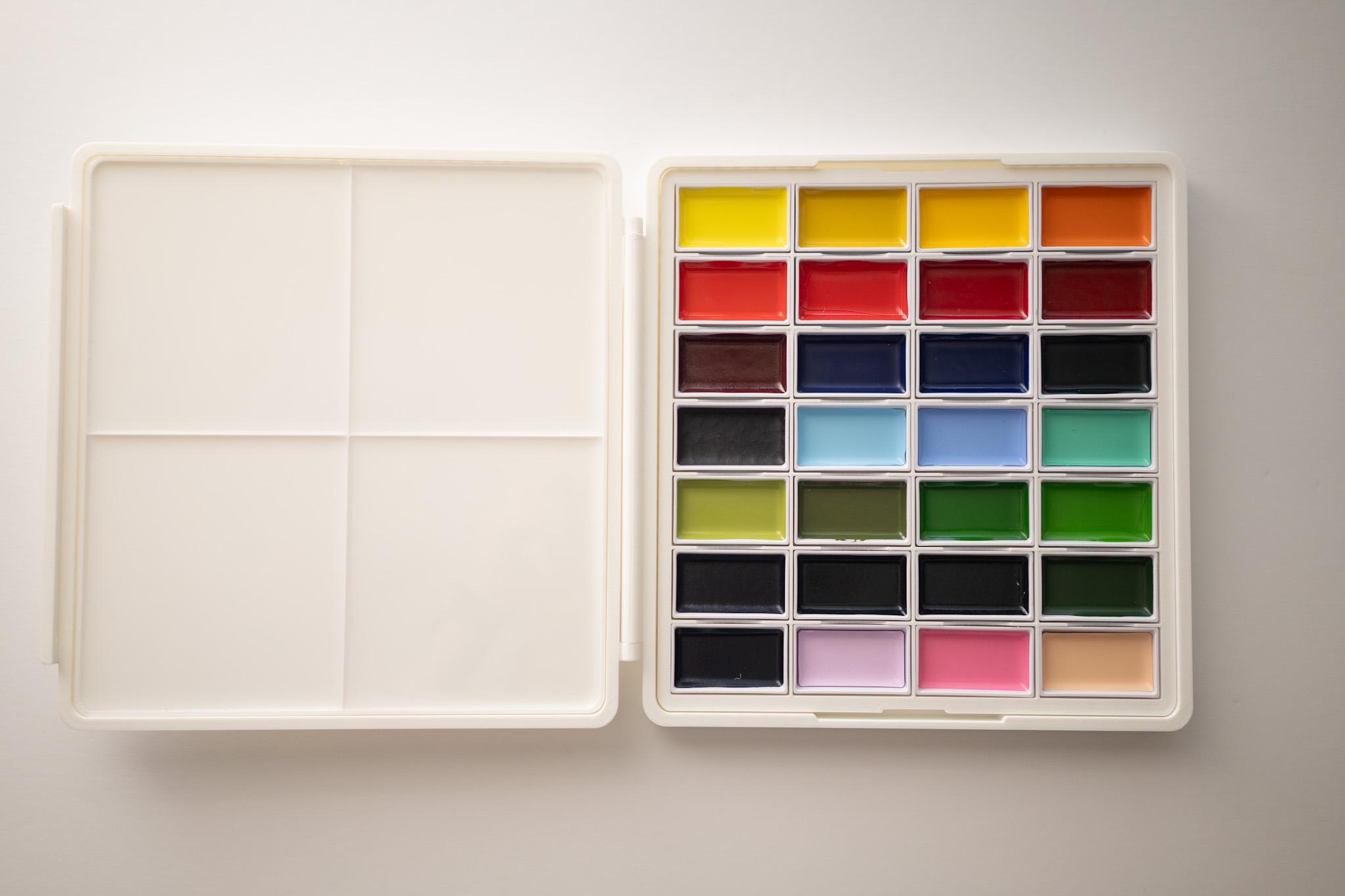 28 Kuretake Modular Watercolor Palette | Studio Palette Line Removable ...