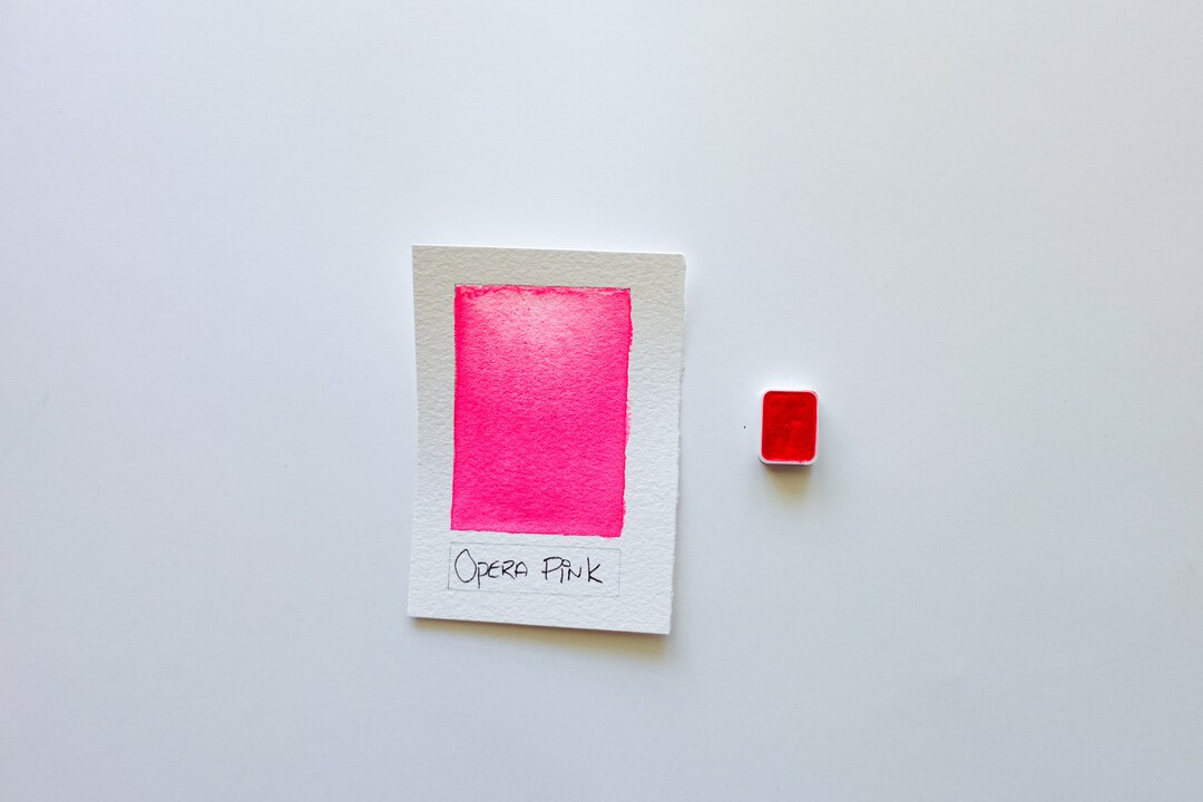 Opera Pink Watercolor | Half Pans | Painting | Calligraphy | Lettering ...