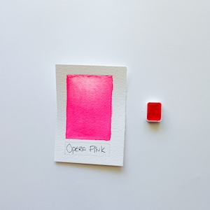 Opera Pink Watercolor | Half Pans | Painting | Calligraphy | Lettering ...