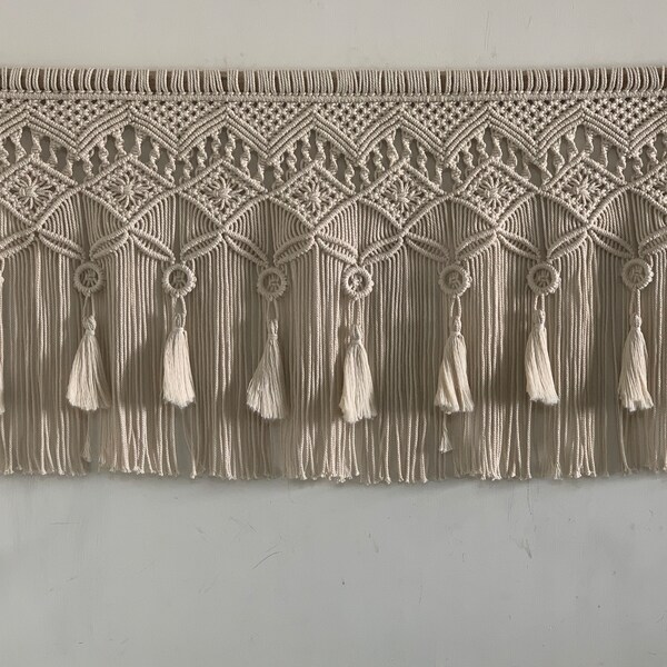 Macrame Valance - Etsy