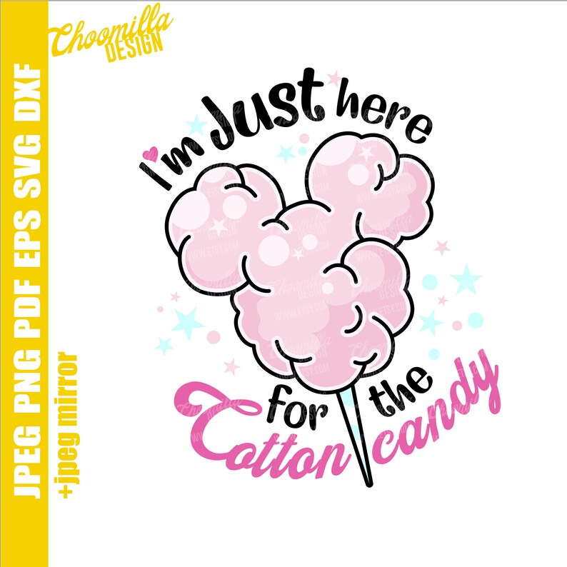 Mickey Mouse cotton candy. Just here for the cotton candy | Etsy