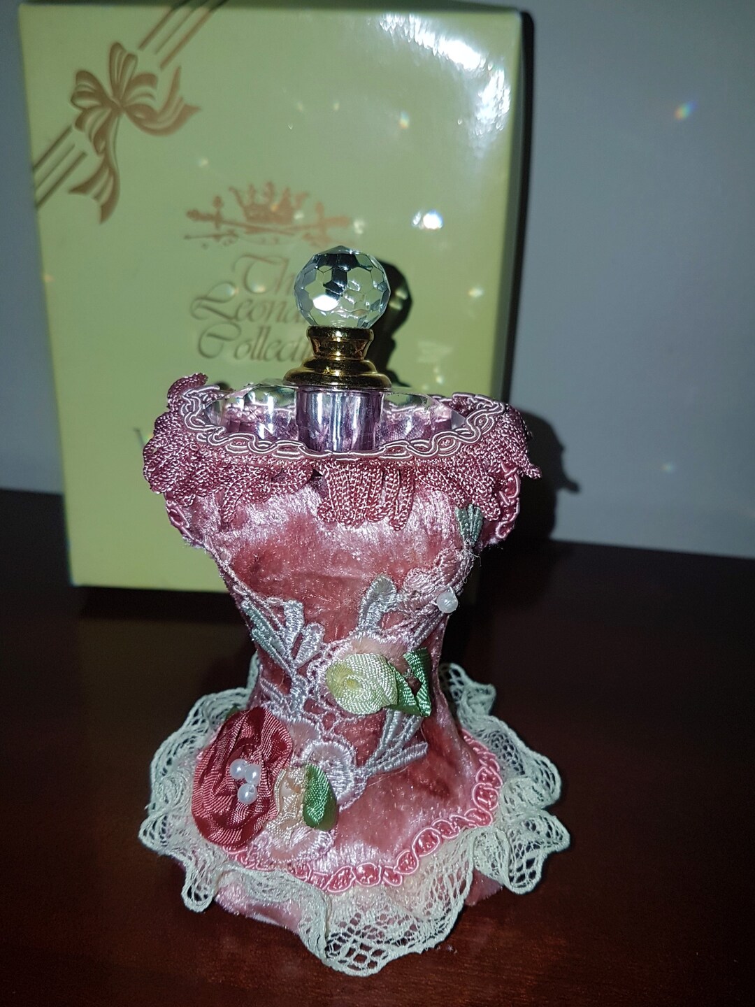 Leonardo Collection velvet & Lace Perfume Bottle - Etsy