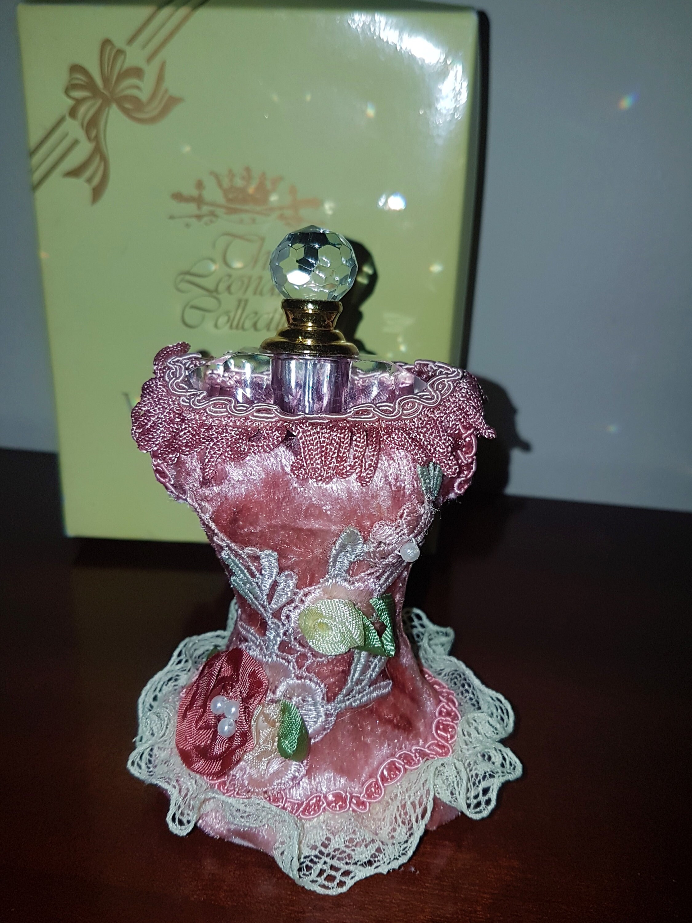 Leonardo Collection velvet & Lace Perfume Bottle - Etsy