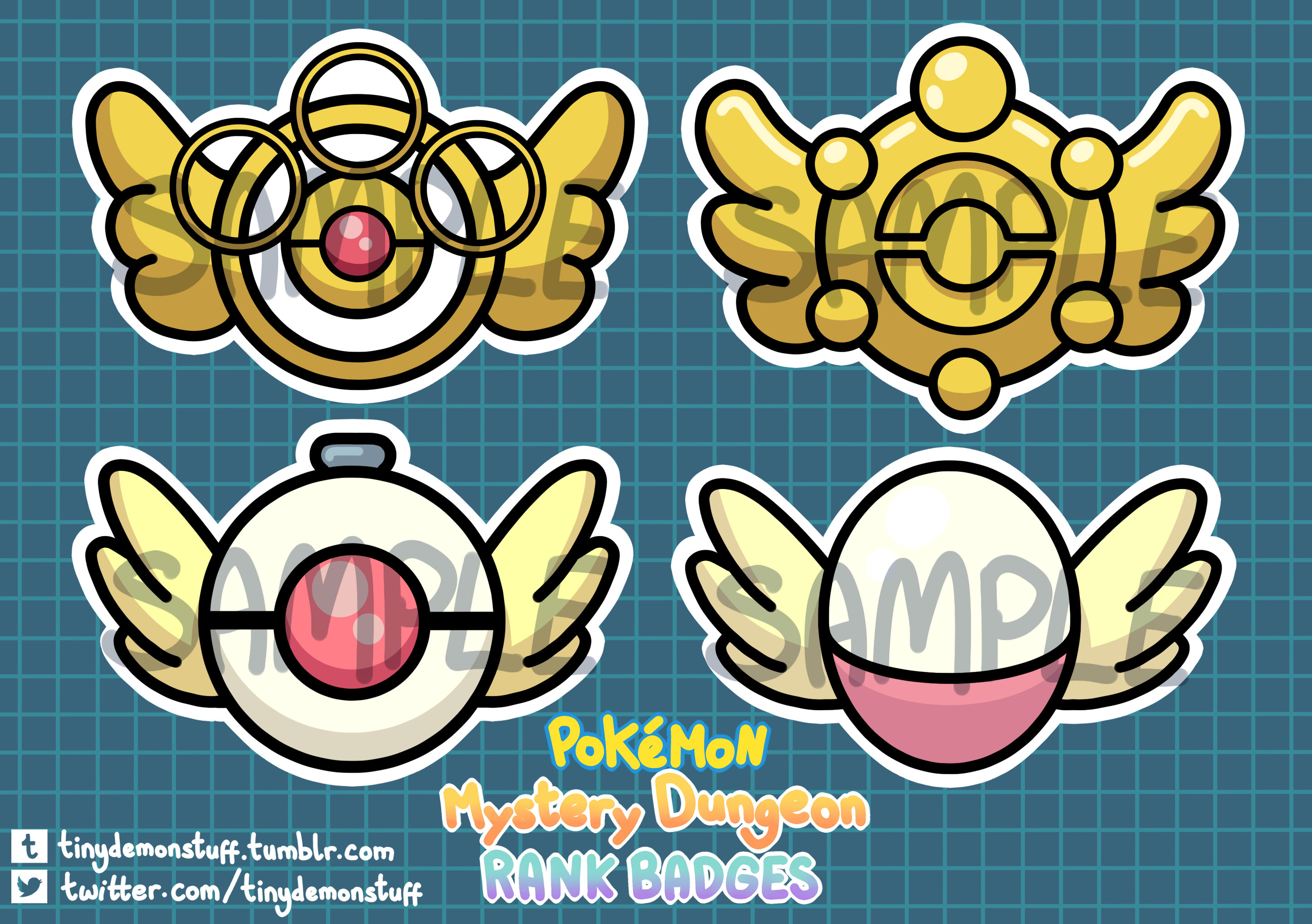 Pokemon Mystery Dungeon Rank Sticker Sheet - Etsy