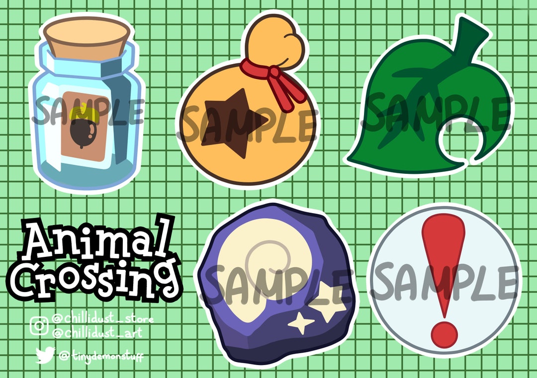 Animal Crossing Sticker Pack - Etsy