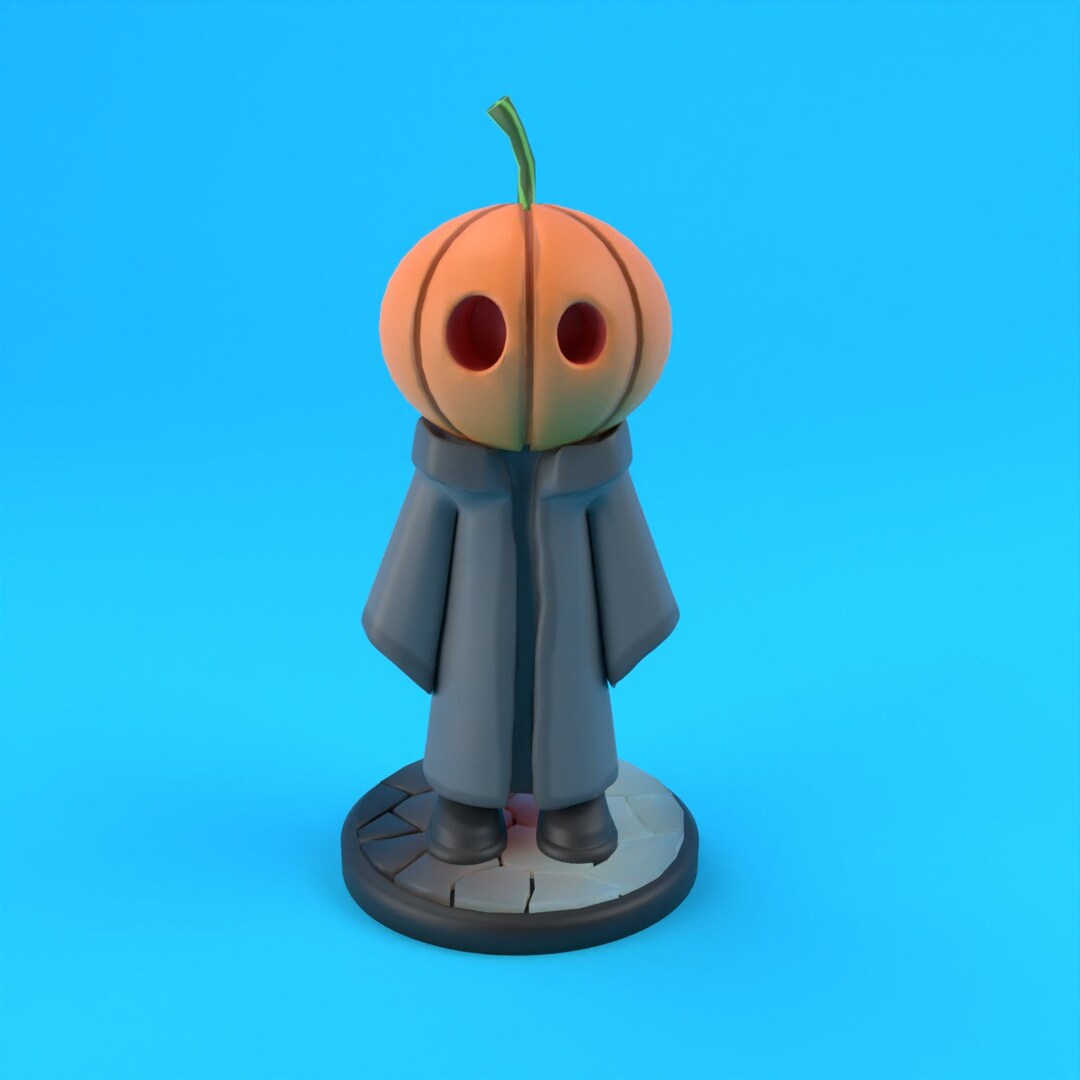 Small Pumpkin - Stl File, 3D Model, 3D Printer File, Miniature - Etsy