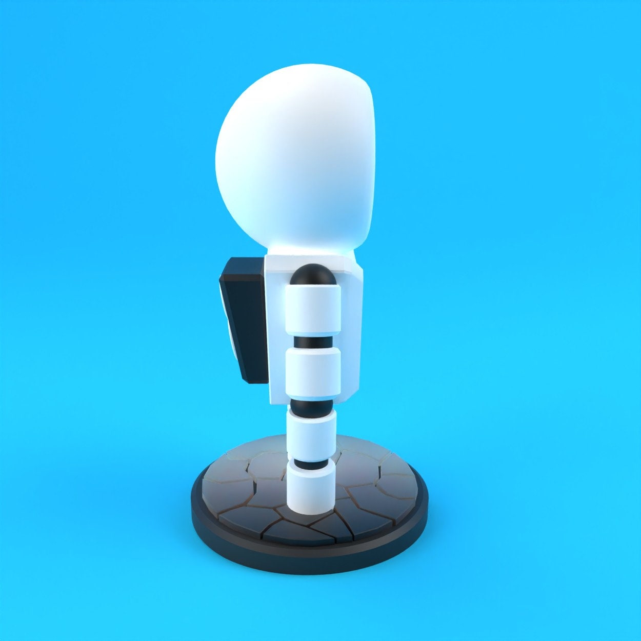 Cute Robot Figurine Stl File 3D Model 3D Printer File - Etsy