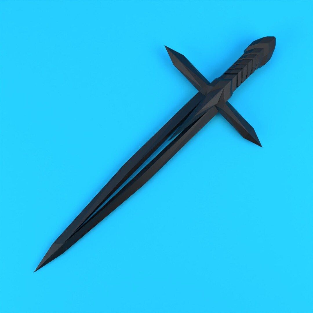 Hollow Dagger - Printable File - STL, OBJ, FBX - Etsy