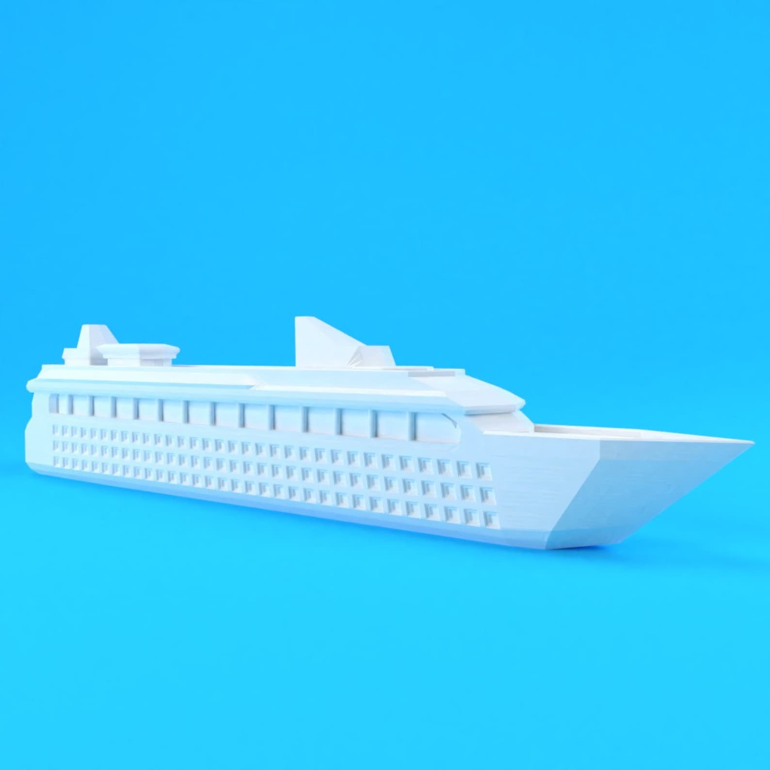 Cruise Ship - Stl File, 3D Model, 3D Printer File - Etsy