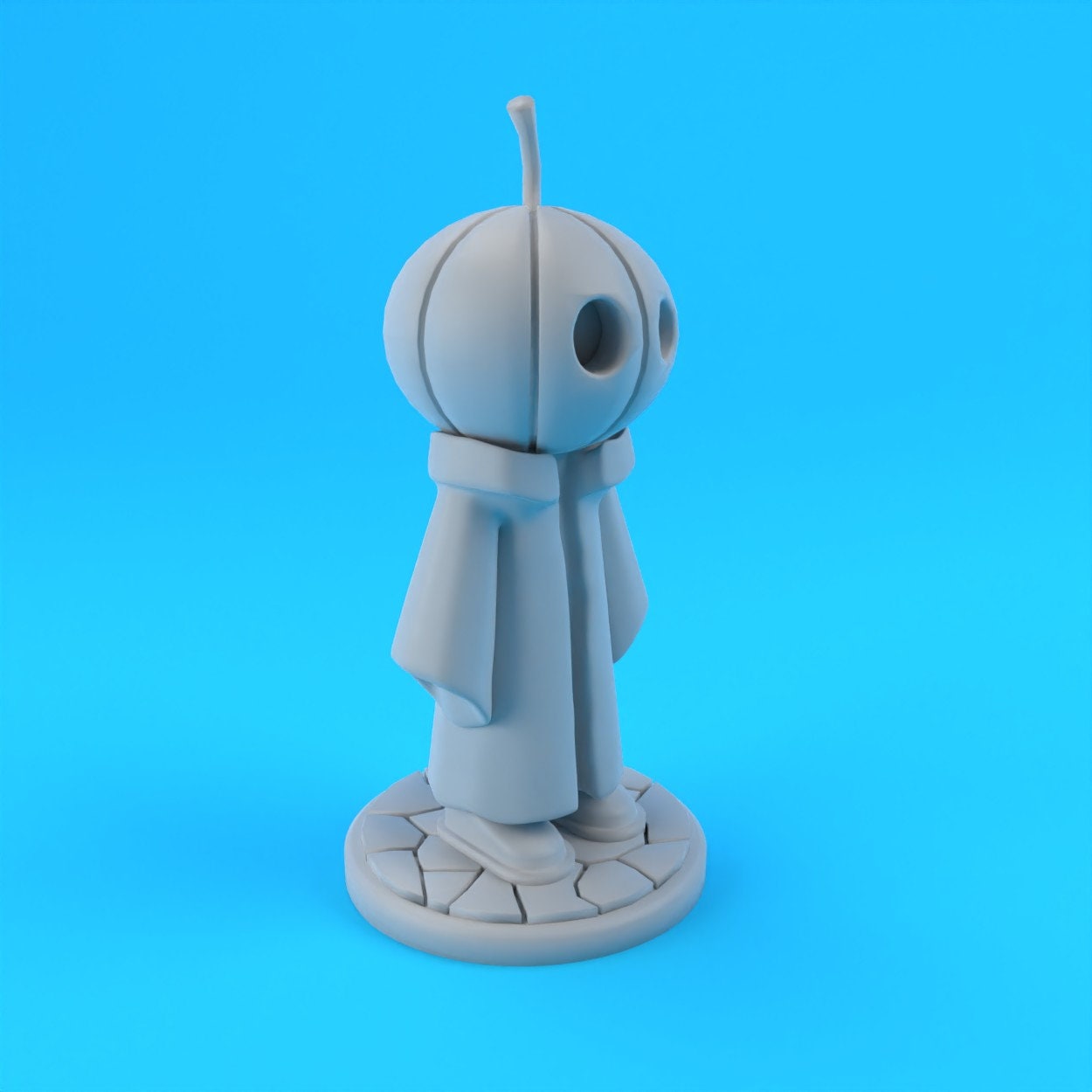 Small Pumpkin Stl File 3D Model 3D Printer File Miniature - Etsy