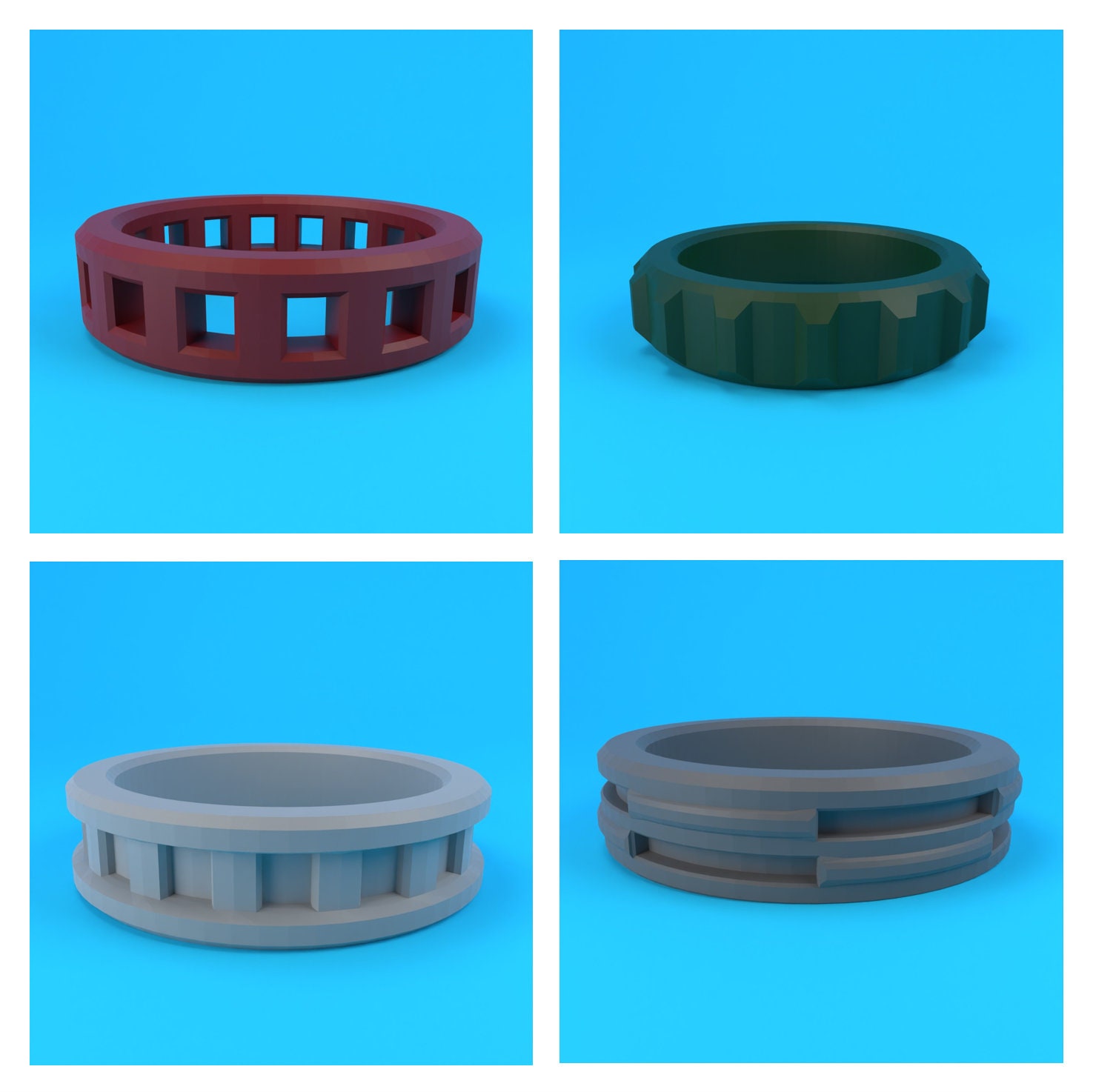 Rings Bundle: STL Files for 3D Printing (digital Download) - Etsy