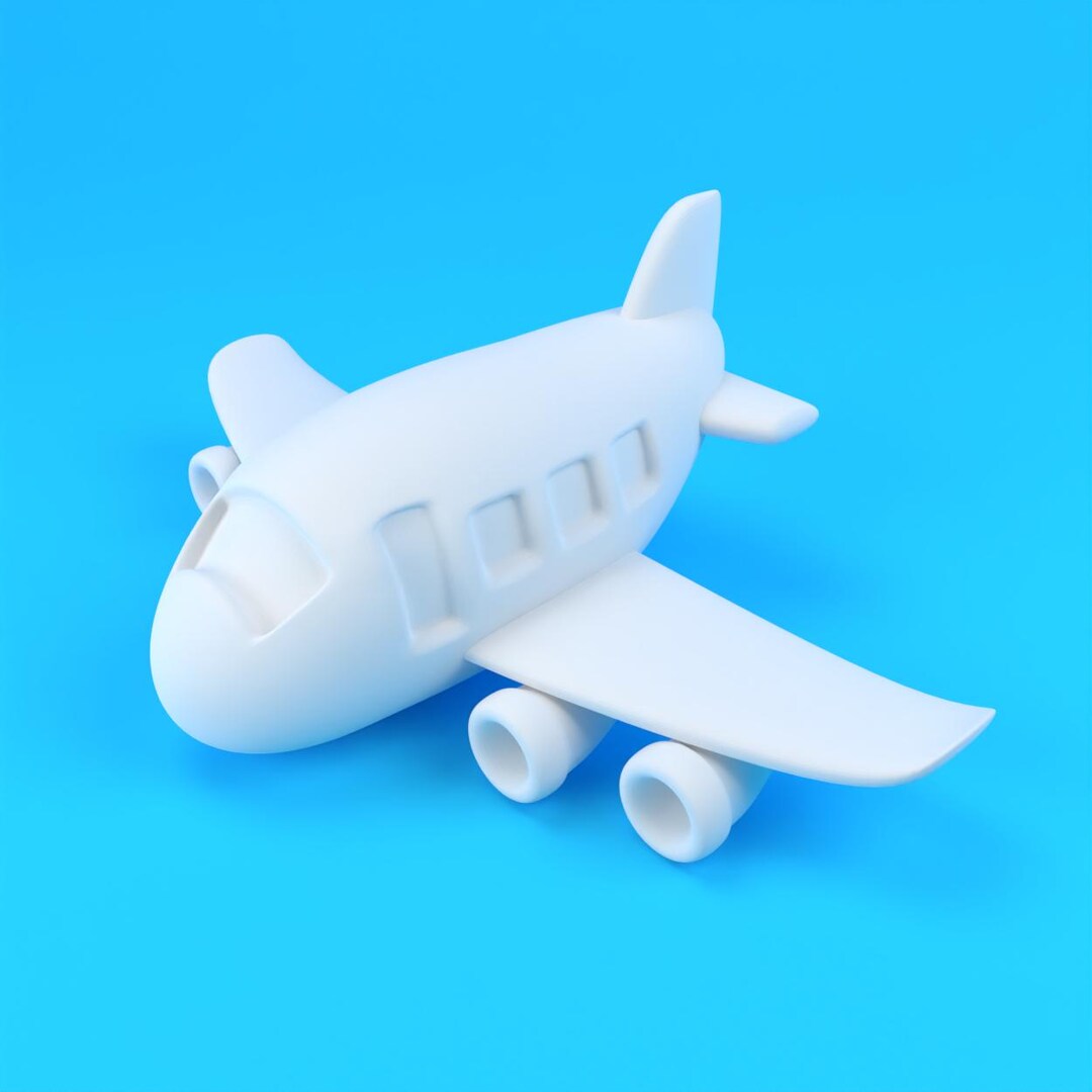 Airplane Miniature: STL File for 3D Printing (digital Download) - Etsy