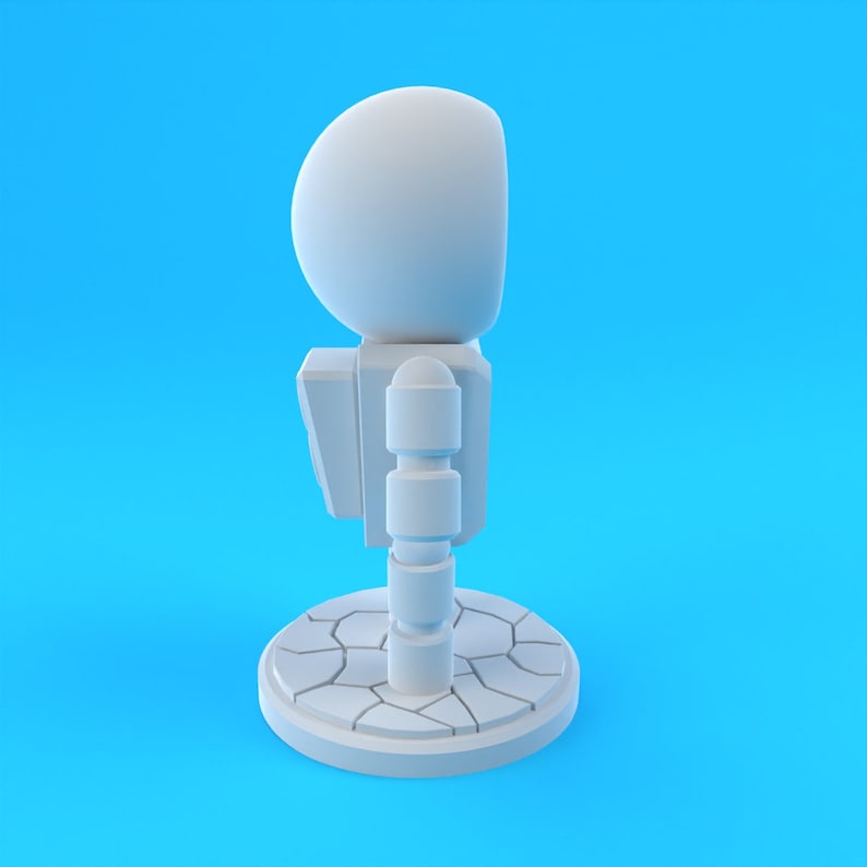 Cute Robot Figurine Stl File 3D Model 3D Printer File - Etsy