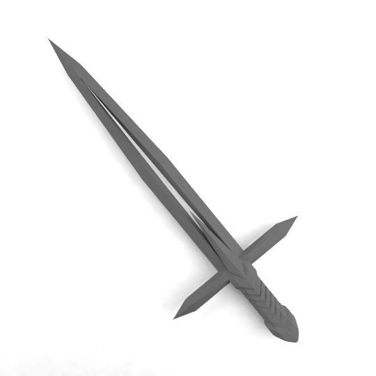 Hollow Dagger Printable File STL, OBJ, FBX - Etsy