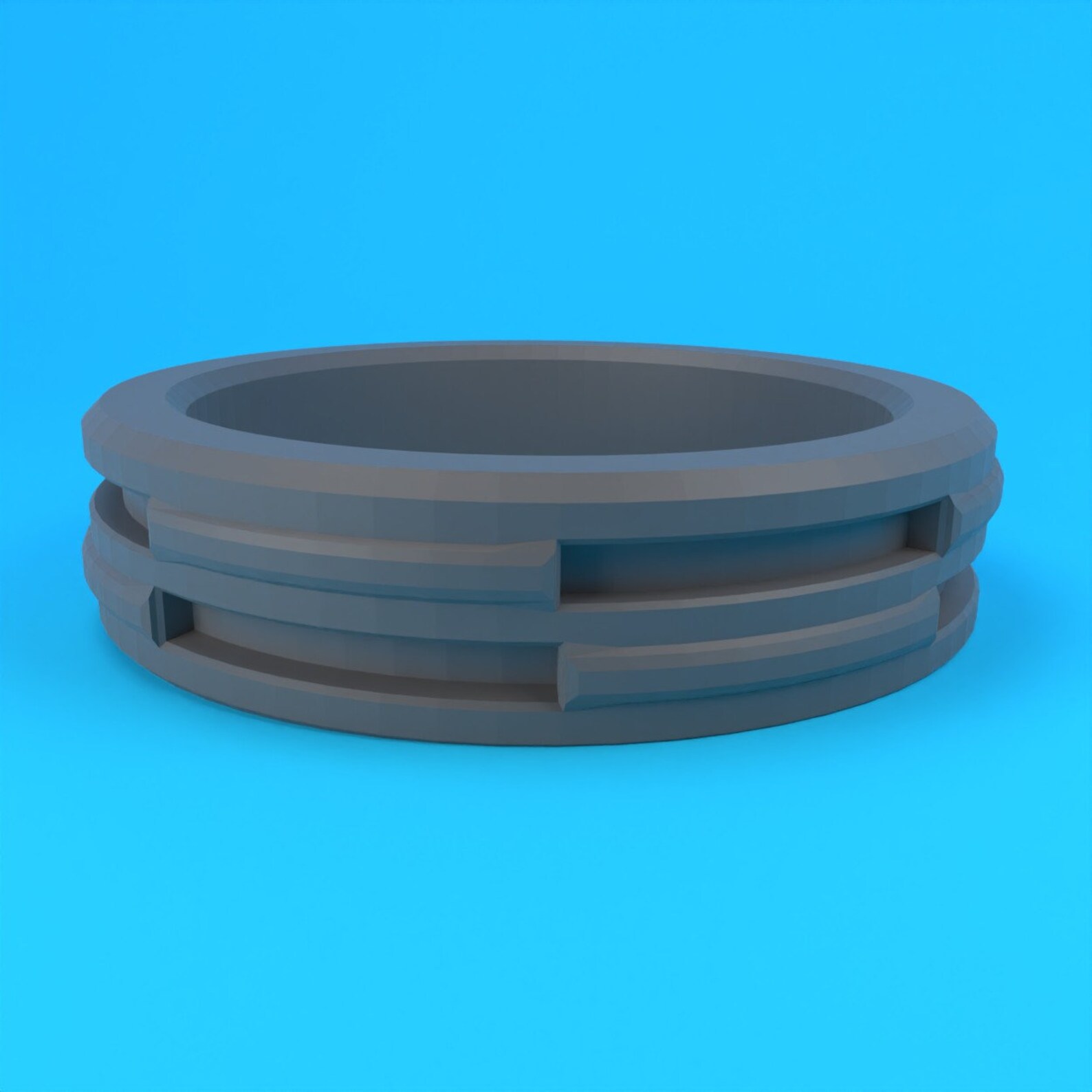 Square Rings Ring - Stl File, 3D Model, 3D Printer File - Etsy