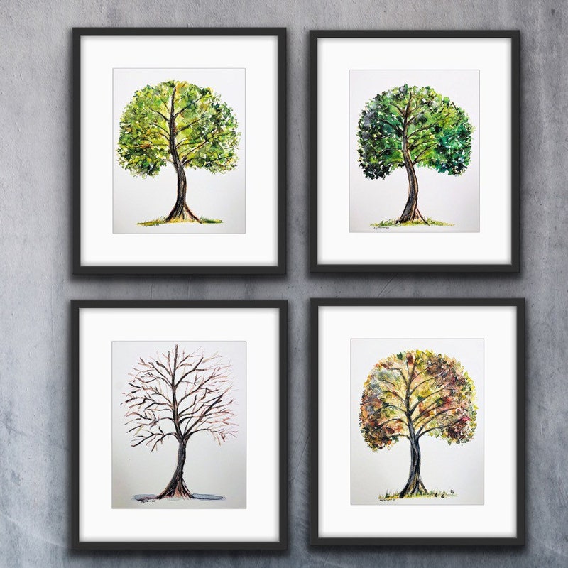 Four Season Tree - Etsy