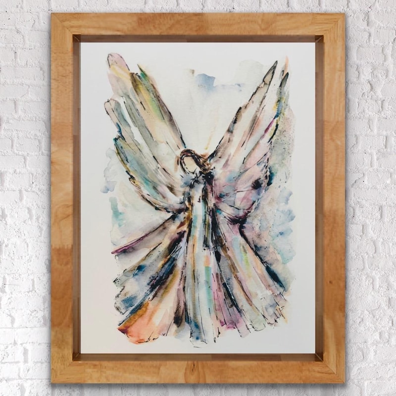 Abstract Angel Art - Etsy