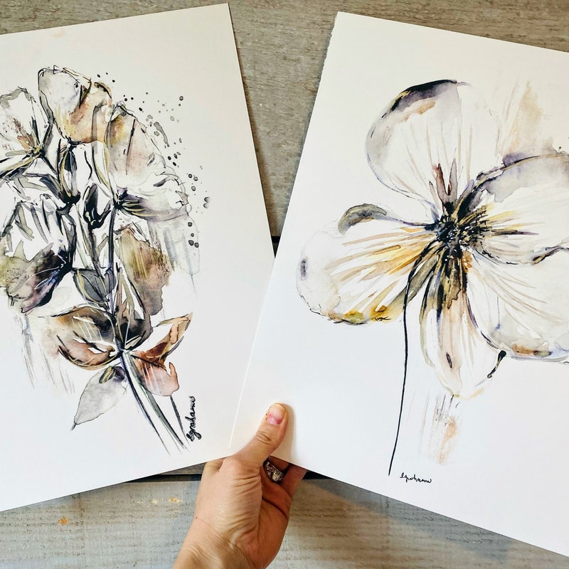 Floral Prints Wall Art - Etsy