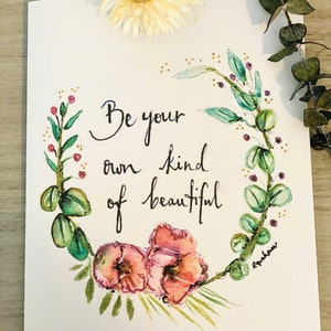 Encouragement Cards Watercolour Friendship Cards Beauty - Etsy Canada