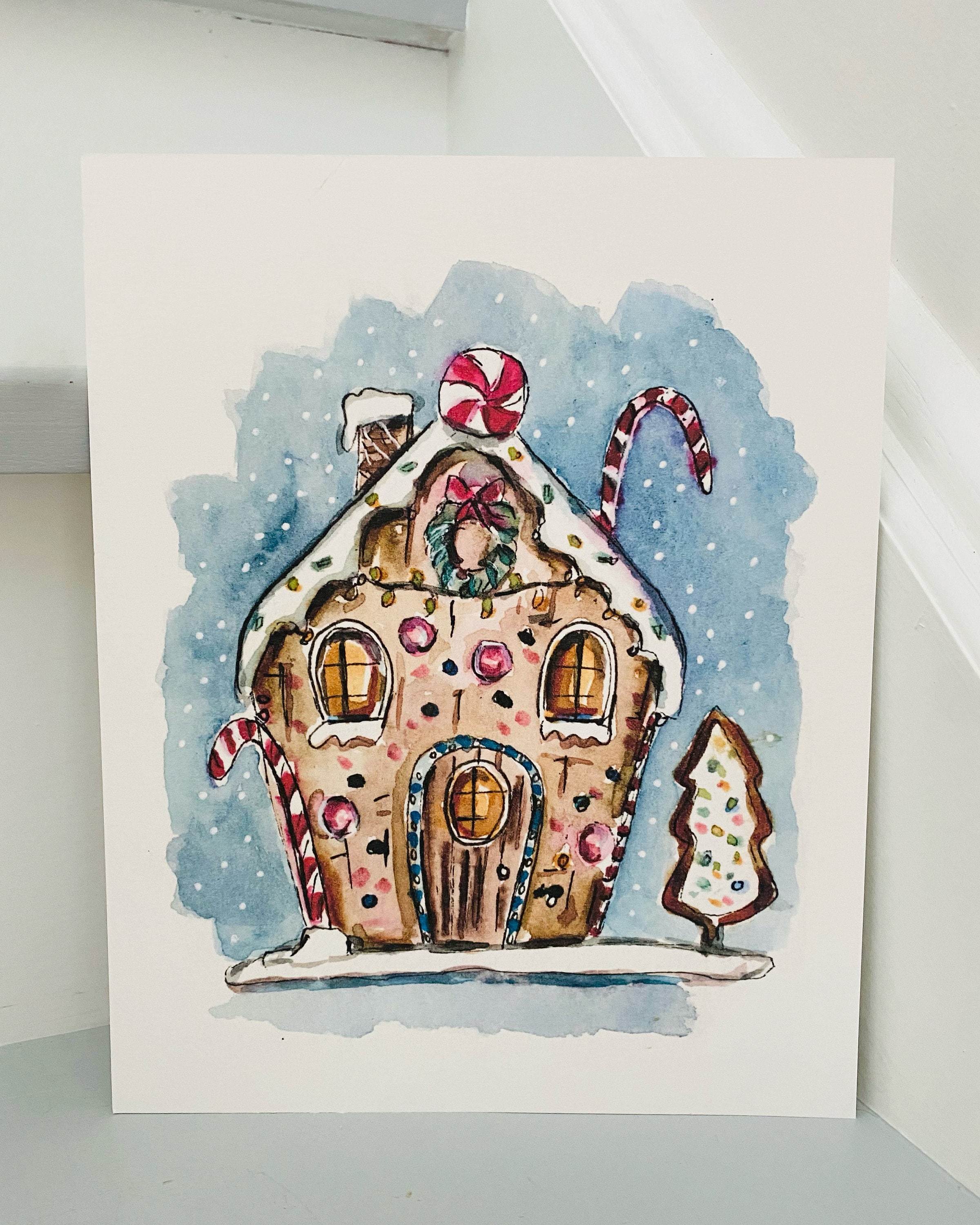 Gingerbread House Drawing Inspo