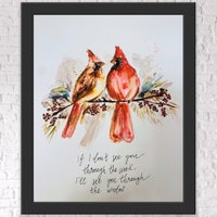 Blue Jay Wall Decor for Livingroom Blue Jay Watercolor Print for ...