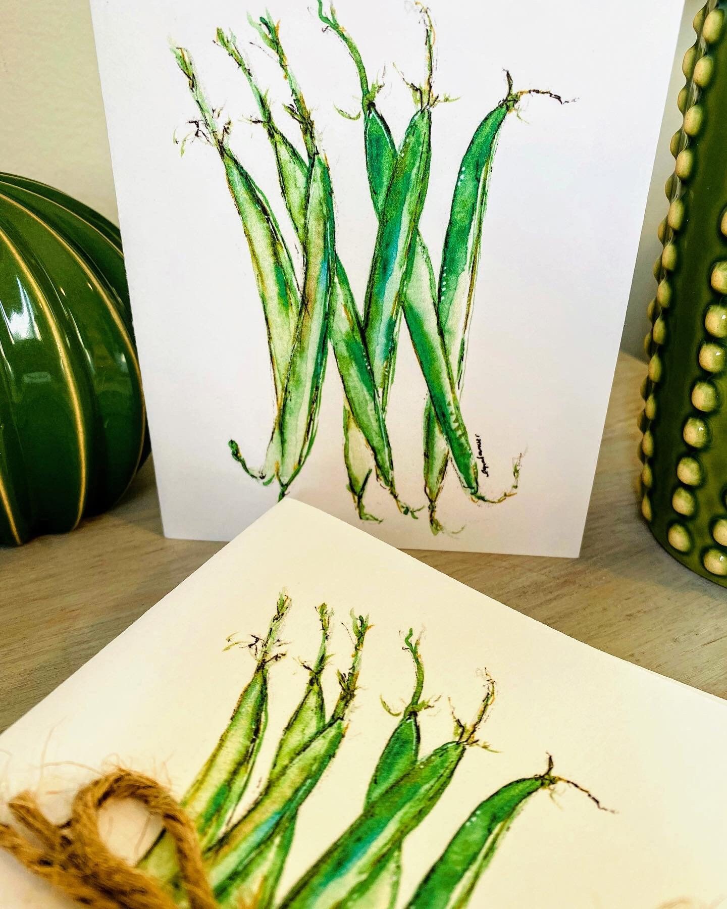 Vegetable Greeting Cards, Veggie Blank Cards, Watercolor Gardener Cards ...