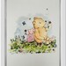 Winnie the Pooh and Piglet Print, Watercolor Story Book Stuffed Animal ...