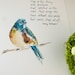 Hope is the Thing With Feather Emily Dickinson Quote Print, Bird Quote ...