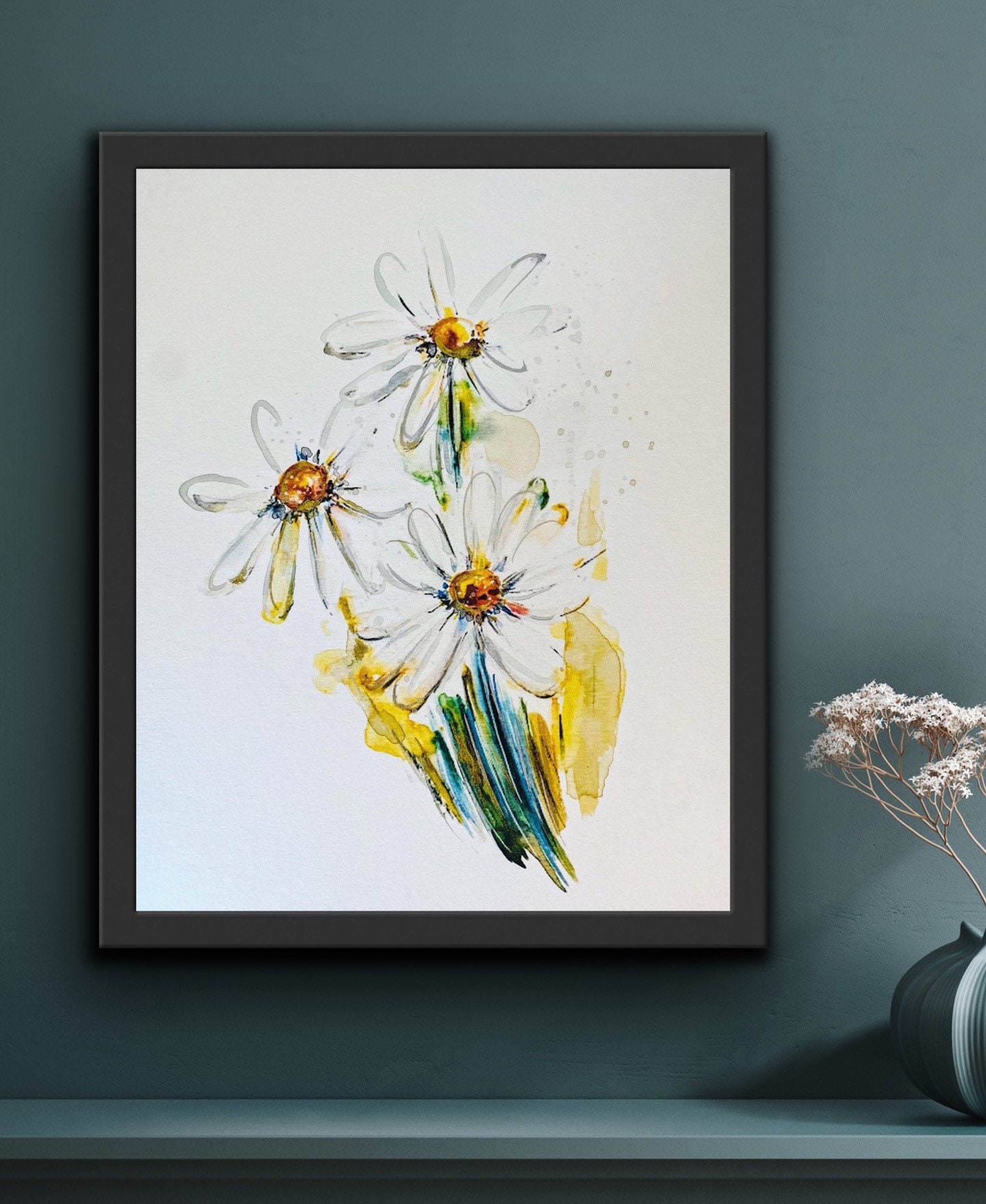 Simple Daisy Painting