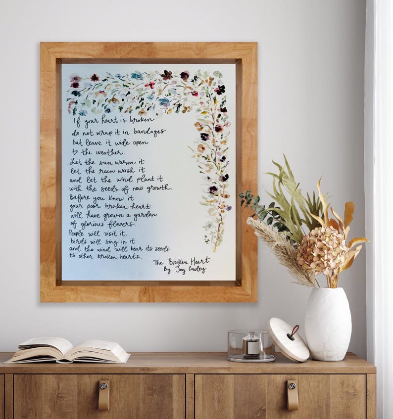 The Broken Heart Poem, If Your Heart is Broken Don’t Wrap It in ...