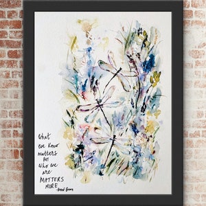 What We Know Matters but Who We Are Matters More Brene Brown Print ...