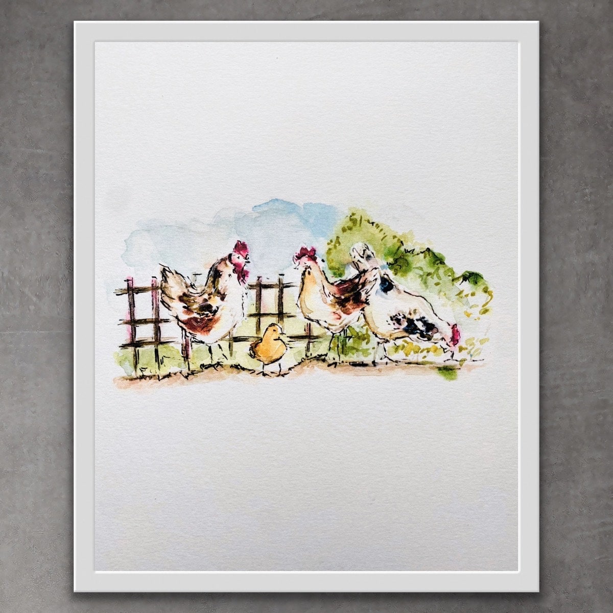 Trio of Rustic Farm Prints, Old Vintage Tractor, Old Barn, Group of ...