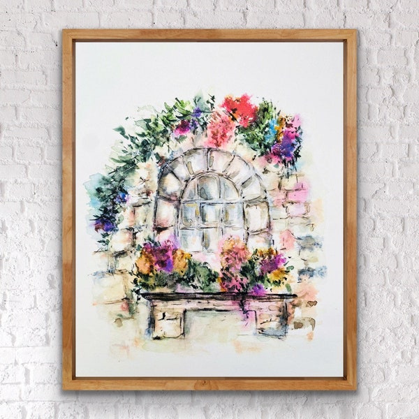 Spring Window Pane Wall Art - Etsy