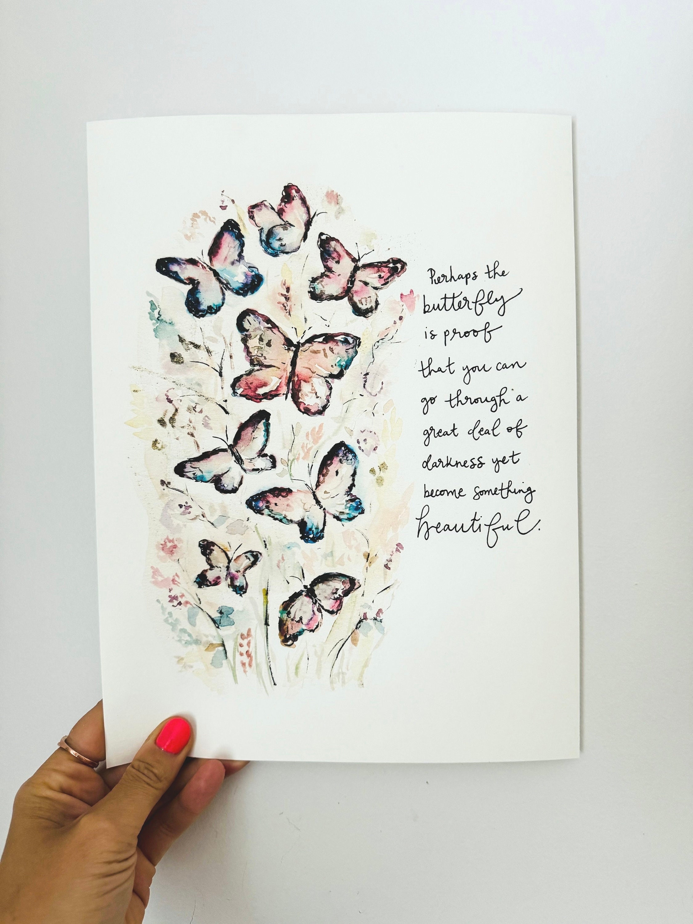 Perhaps the Butterfly is Proof That You Can Go Through Darkness Become ...