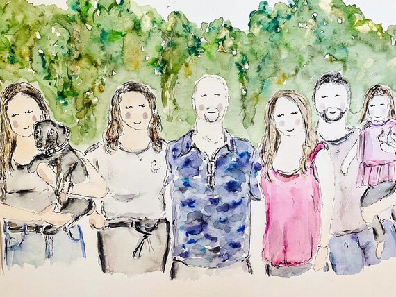 Simple Paintings Of People