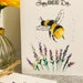 Assorted Bee Watercolour Cards Sunflower Cards Happy Bee Day - Etsy